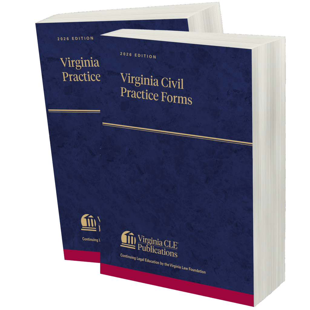 Virginia Civil Practice Forms – Virginia Continuing Legal Education