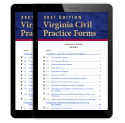 Virginia Civil Practice Forms – Virginia Continuing Legal Education